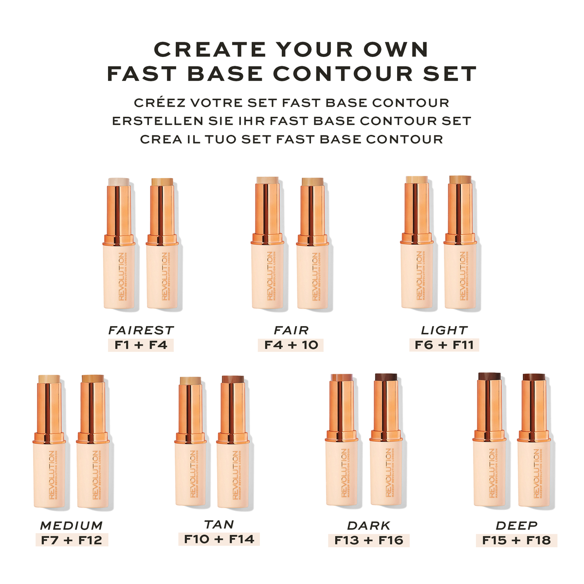 Makeup Revolution Fast Base Stick Foundation – Revolution Beauty London