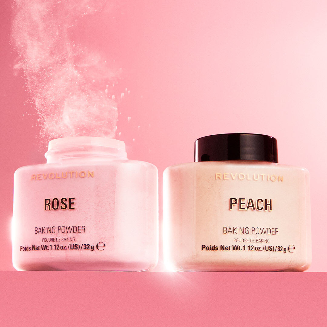 Makeup Revolution Loose Baking Powder Rose 32gm – Revolution Beauty London