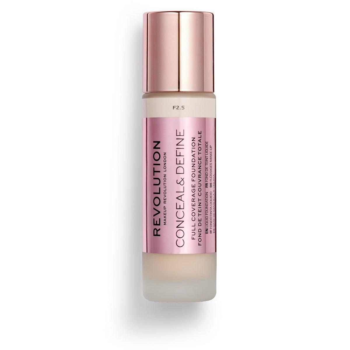 Revolution Conceal & Define Ultra Matte Full Coverage Foundation F2.5 ...